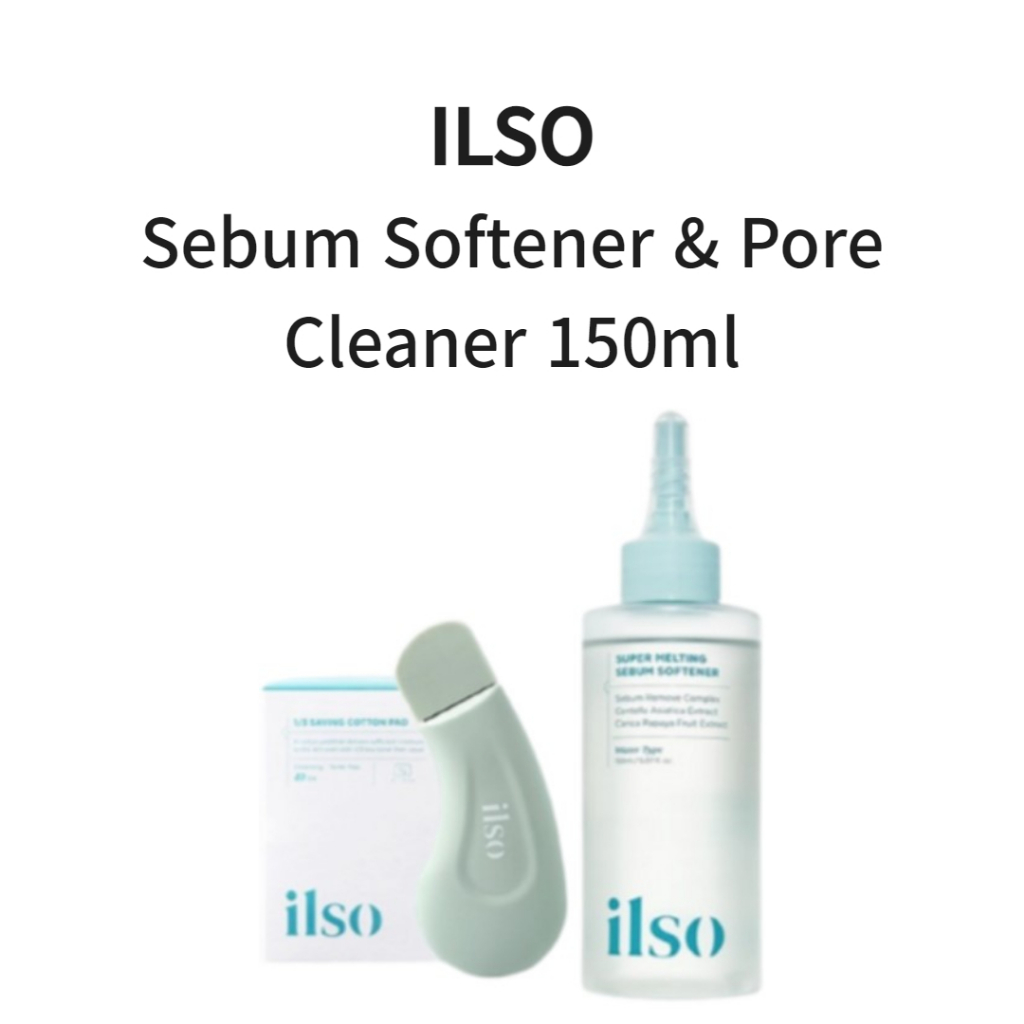 ILSO Melting Serum Amaciante De Sebo E Limpador De Poros 150ml + 40 Almofadas De Algodão ...