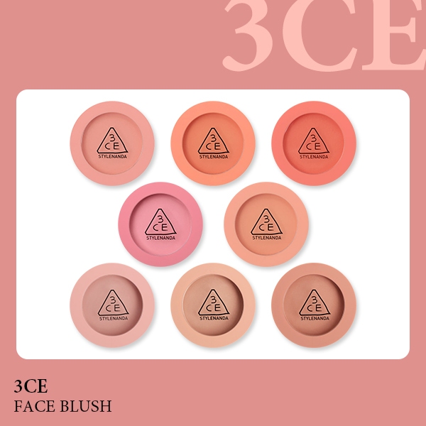 3CE BLUSH Facial | Shopee Brasil