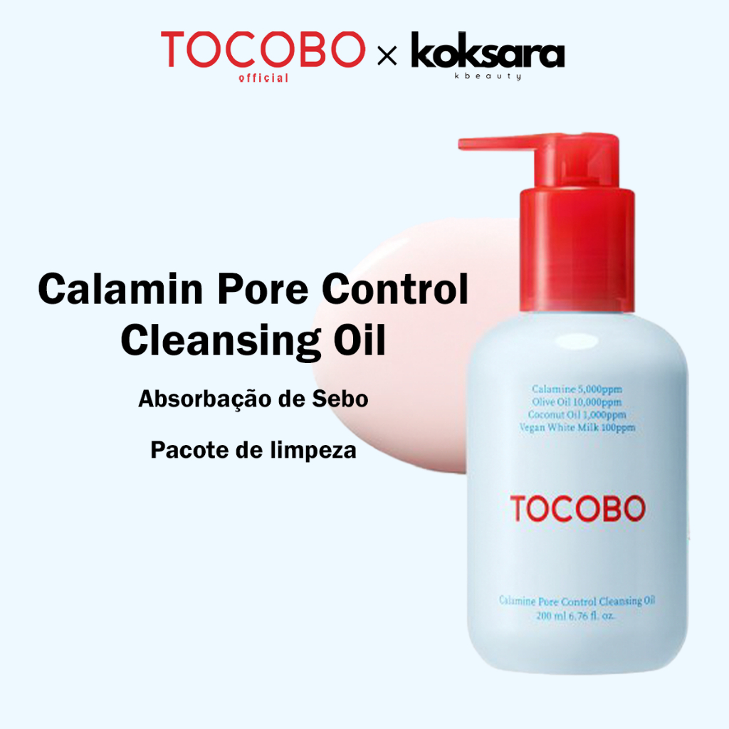 tocobo calamine pore control cleansing oil 200ml | Shopee Brasil