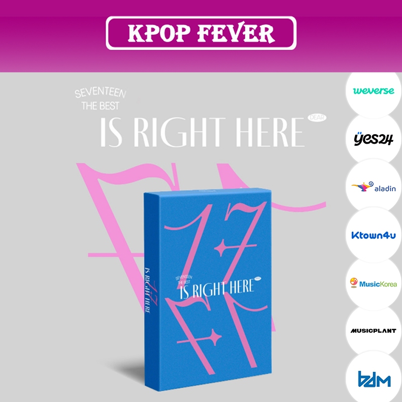 SEVENTEEN DEAR VER. - BEST ALBUM [ 17 IS RIGHT HERE ] (+POB OPTION) | Shopee Brasil