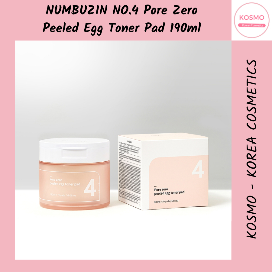 NUMBUZIN NO . 4 Toner De Ovo Descascado Zero 190ml/70Pads | Shopee Brasil