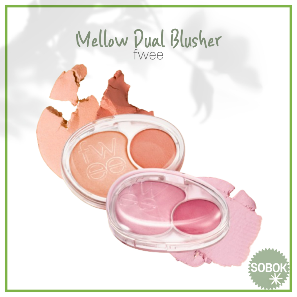[fwee] Mellow Dual Blush 12 Colors | Shopee Brasil