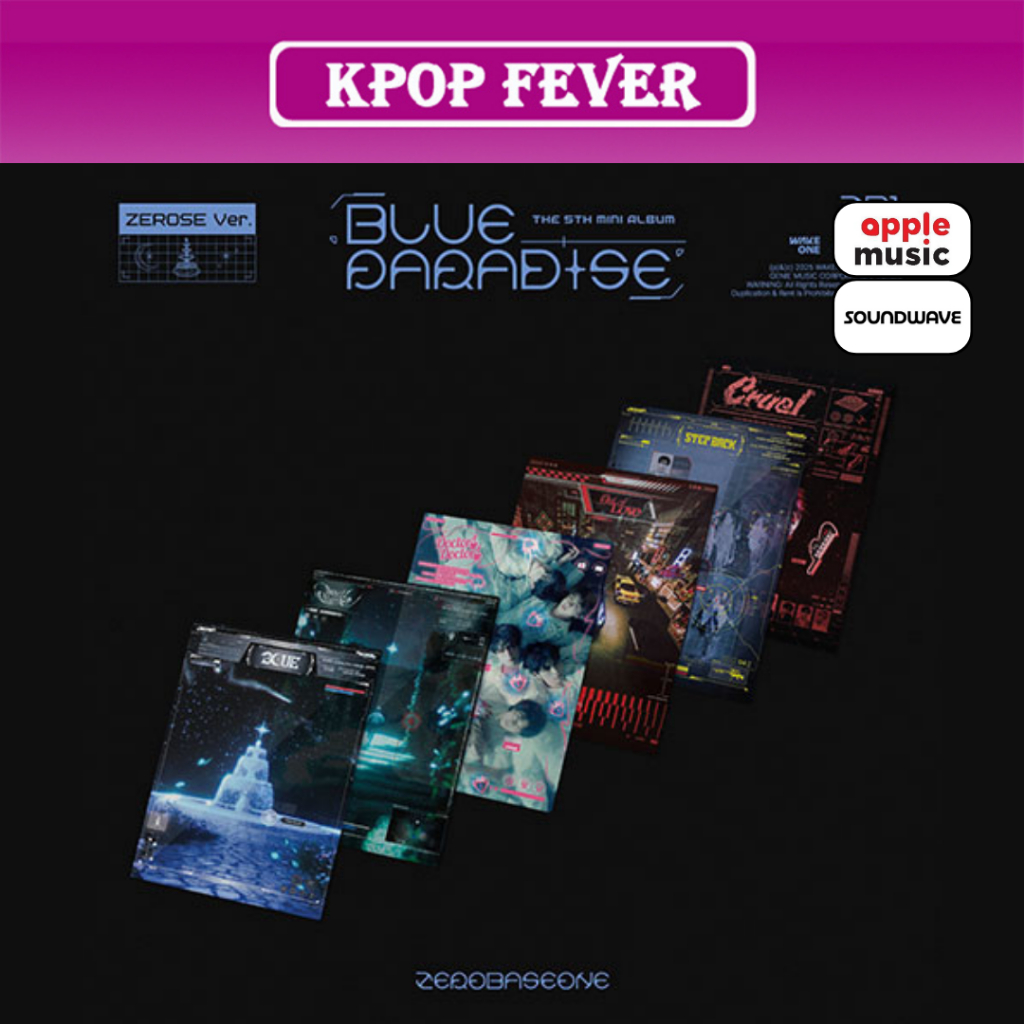 ZEROBASEONE (ZB1) - [ BLUE PARADISE ] 5TH MINI ALBUM / ZEROSE VER. + POB | Shopee Brasil