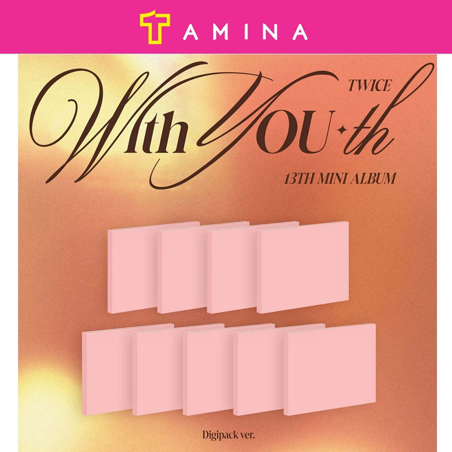 TWICE 13th Mini Album - With YOU-th Digipack version | Shopee Brasil