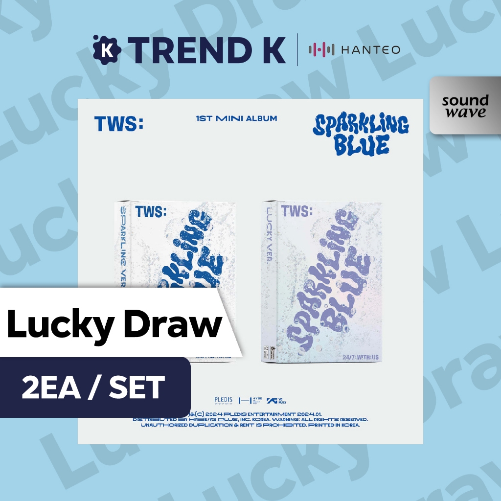 TWS - POP-UP CAFE LUCKY DRAW EVENT [Sparkling Blue] (2EA / SET ...