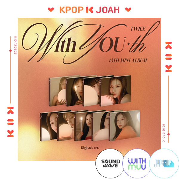 [POB] (DIGIPACK) TWICE [WITH YOU-th] 13th MINI ALBUM (23rd Feb.2024) | Shopee Brasil