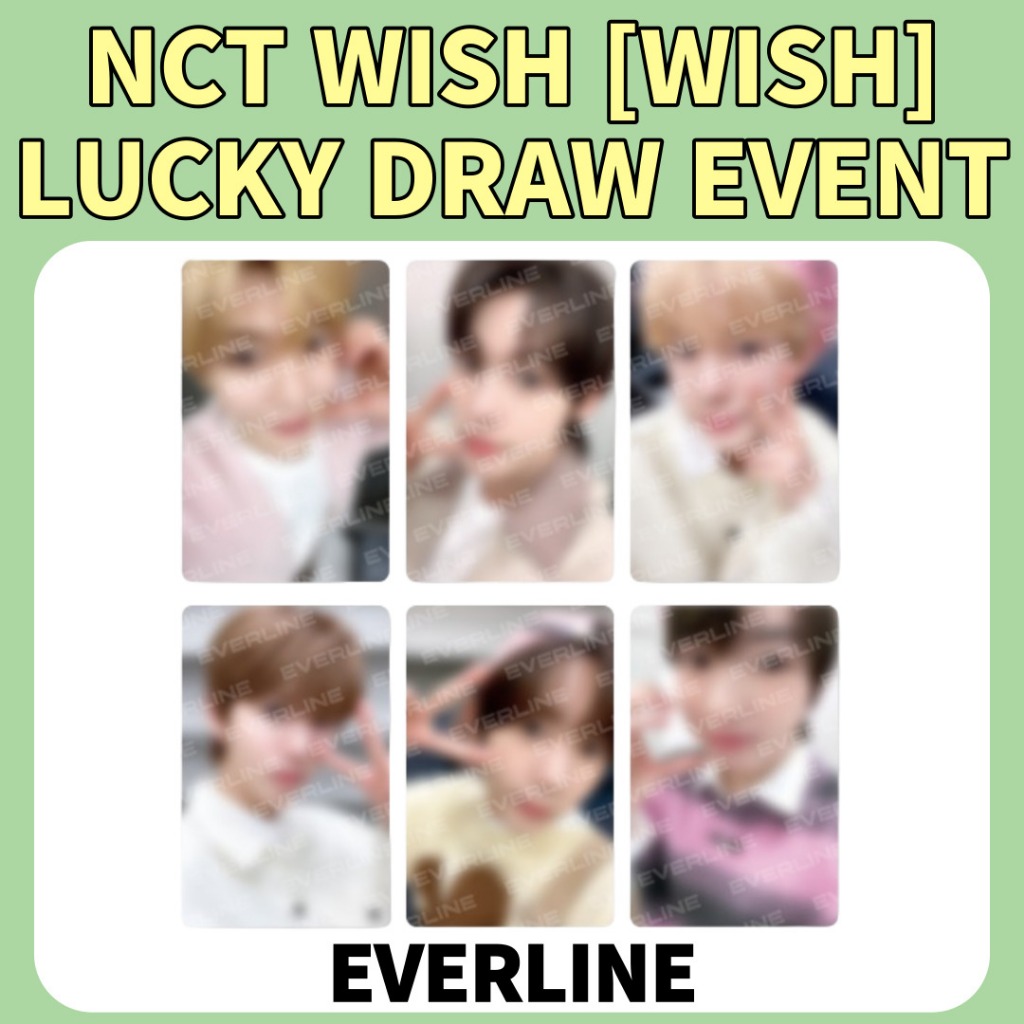 [OFFICIAL/SET] NCT WISH Single Album WISH EVERLINE LUCKY DRAW Event ...