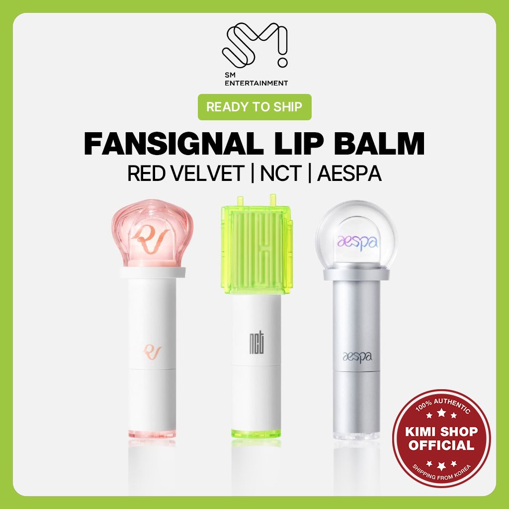 [SM/Pronto para envio] Fansignal Lip Balm Bálsamo labial NCT | AESPA | RED VELVET | Shopee Brasil