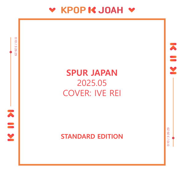 SPUR JAPAN 2025.05 STANDARD EDITION - COVER : IVE REI (18th Apr.2025) | Shopee Brasil