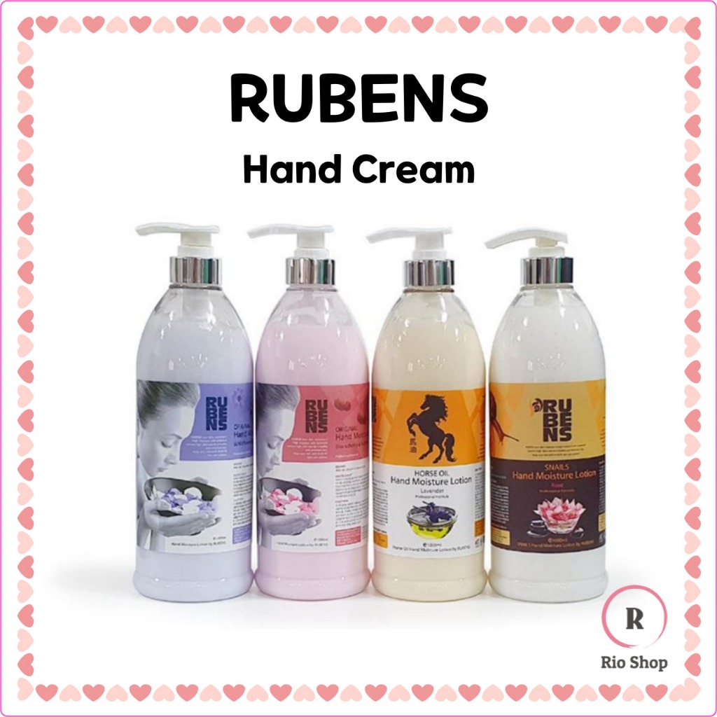 Rubens x Creme Para As Mãos Grande Capacidade 1000 ml Loção | Shopee Brasil