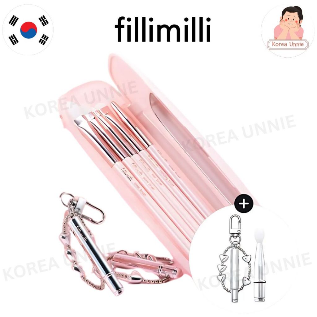 [Filimili] Coleção Eye Brush Pro (5 Peças) (+ Chaveiro Pincel Labial ...
