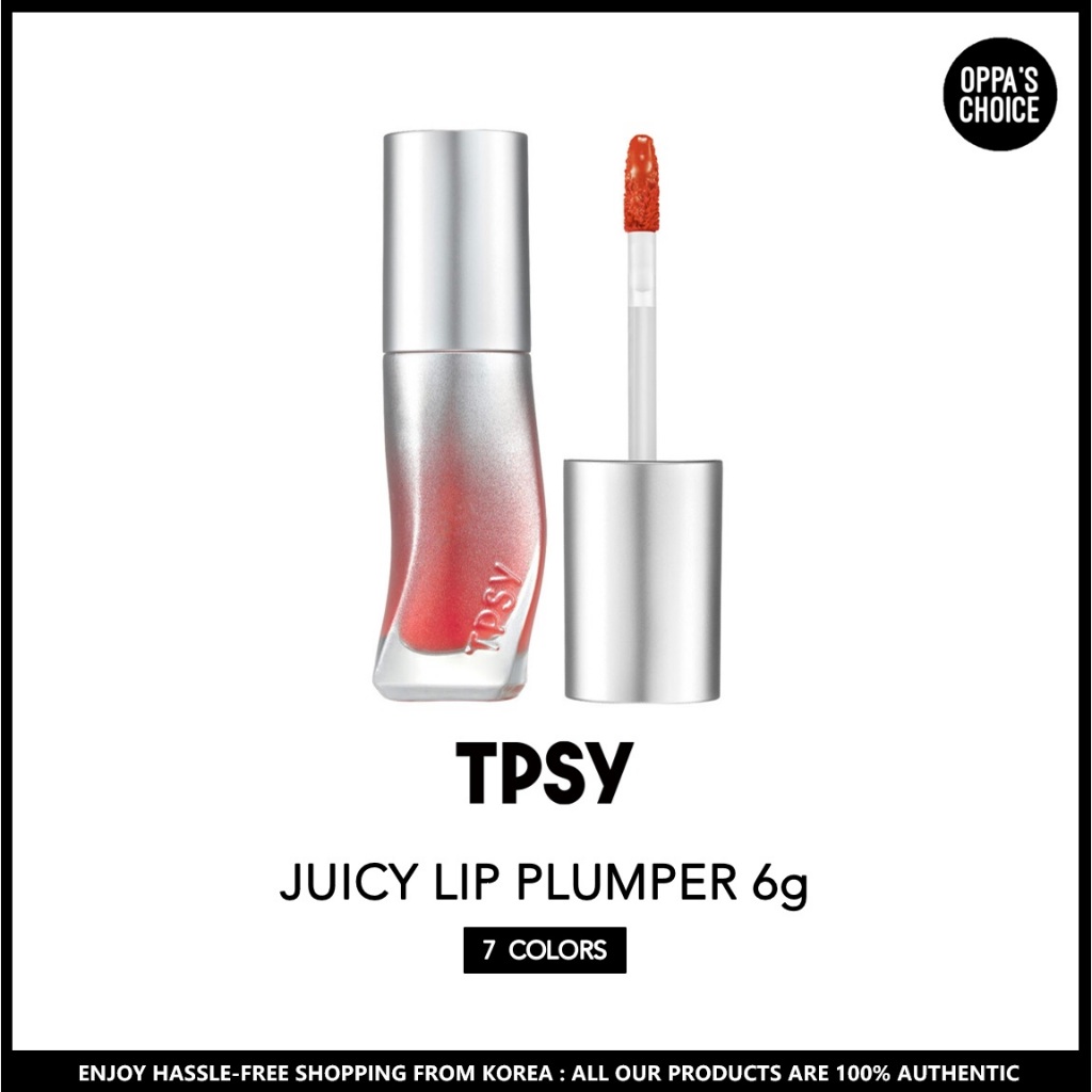 [Pronto Para Enviar] TPSY JUICY LIP PLUMPER 6g (7 Colores) | Shopee Brasil