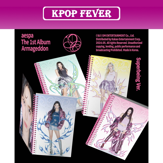 AESPA - Armageddon (1st Album) SUPERBEING Ver. | Shopee Brasil