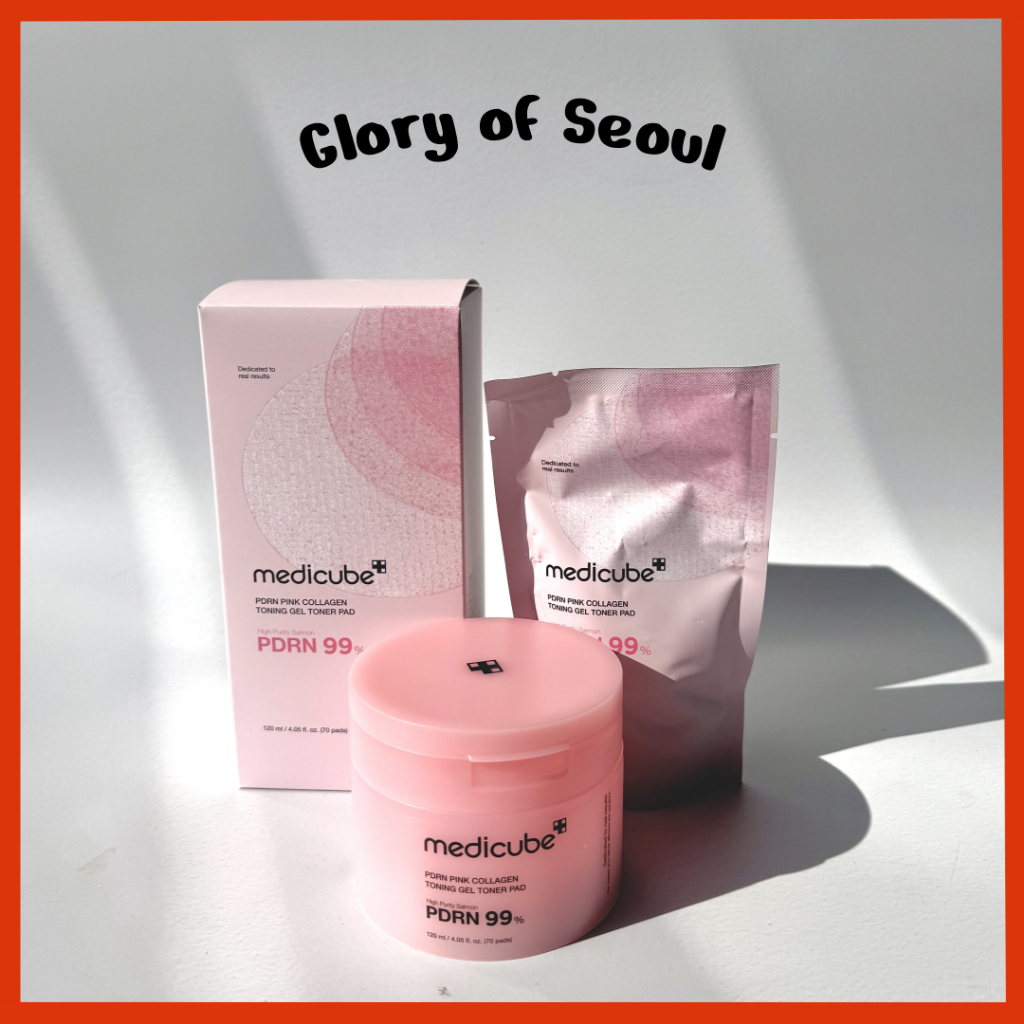 MEDICUBE PDRN Pink Collagen Toning Gel Toner Pad (2 Options) │ 70pads ...