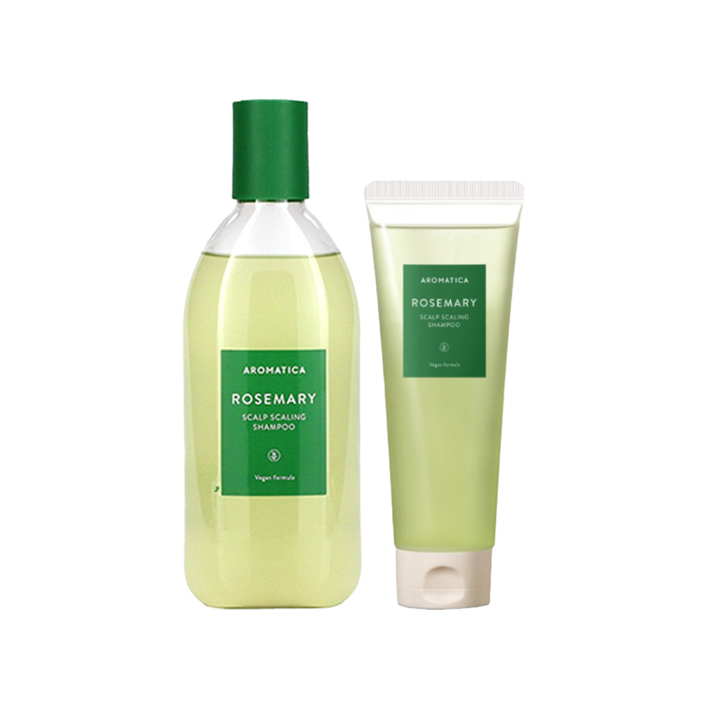 aromatica rosemary scalp scaling shampoo 400ml, 180ml | Shopee Brasil