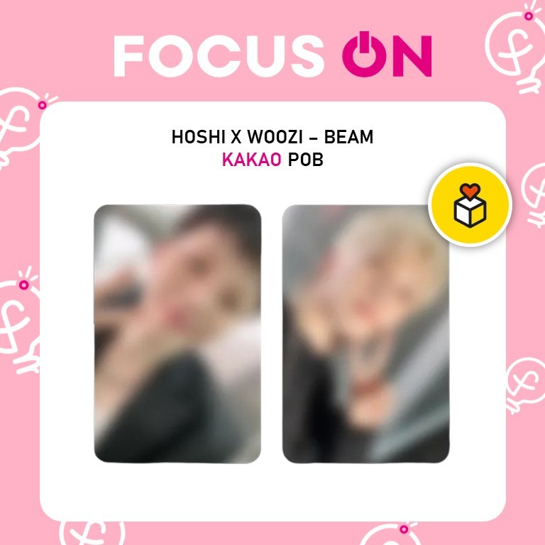 SVT HOSHI X WOOZI HXW POB KAKAO BEAM PHOTOCARD | Shopee Brasil