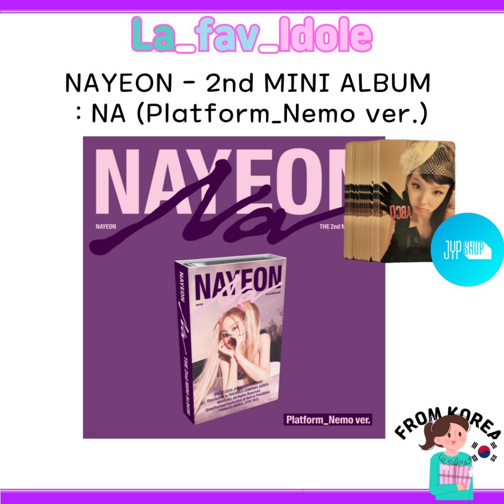 NAYEON-2o MINI ALBUM : NA (Platform_Nemo ver .) | Shopee Brasil