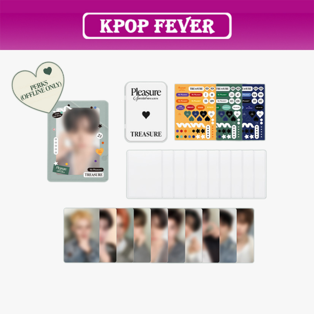 TREASURE - [ MY PLEASURE ] POP-UP MD / TREASURE PHOTOCARD + TOP LOADER ...