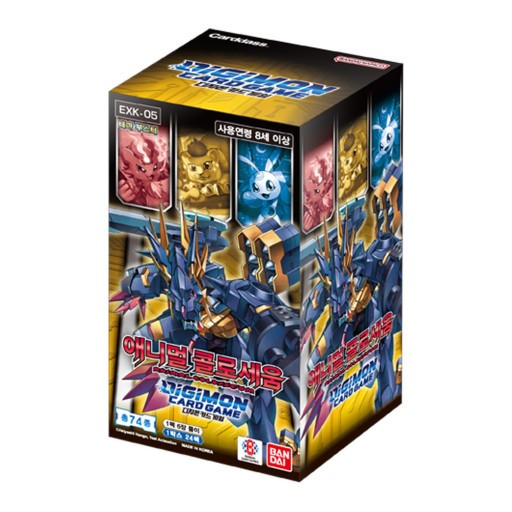 BANDAI DIGIMON Card Theme Booster " Animal Coliseum " Caixa Versão ...