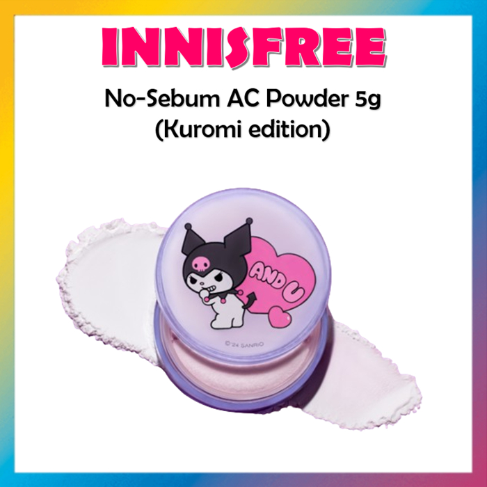INNISFREE [NoSebum AC Powder 5g Exclusivo Para Problemas De Pele (Kuromi Edition) | Shopee Brasil