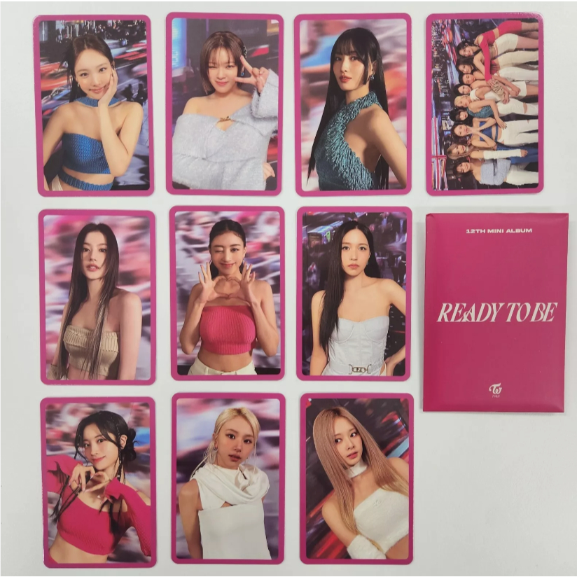 [OFFICIAL] TWICE 12th Mini Album READY TO BE Album POB PHOTOCARD Set | Shopee Brasil