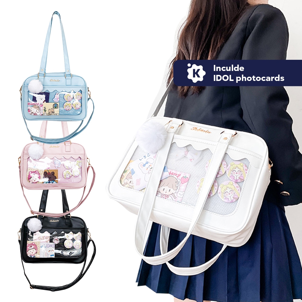 Japanese Harajuku Itabag Girls Transparent Bag Anime Bag Crossbody Bag ...