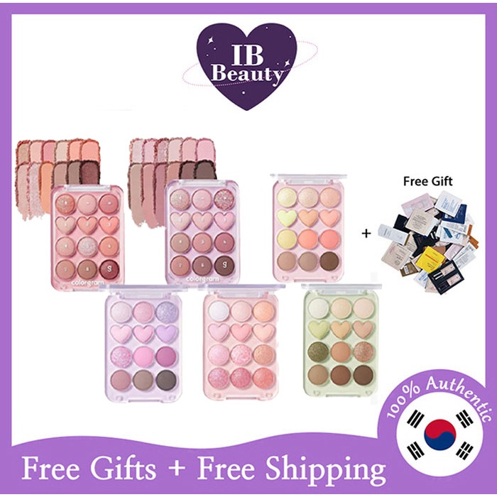 [colorgram] Pin Point Eyeshadow Palette 9.9g | Shopee Brasil