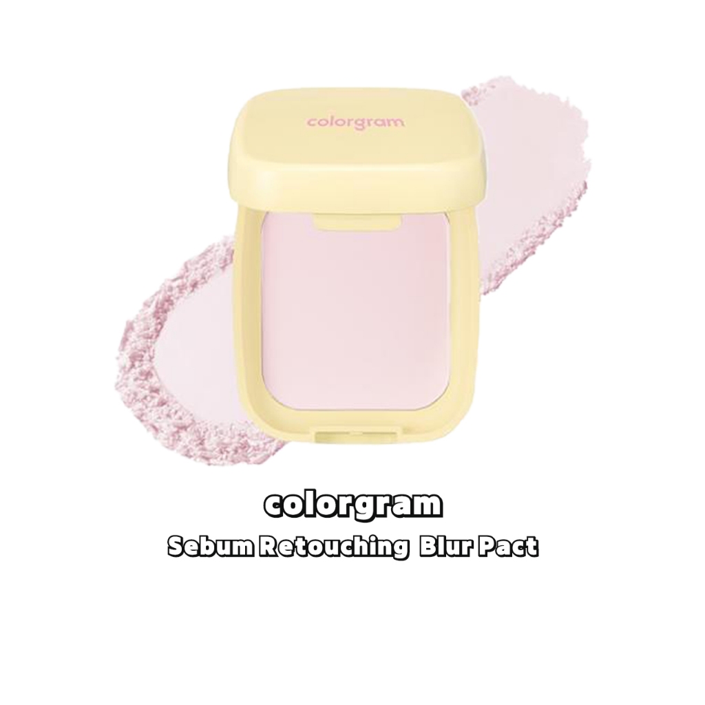 COLORGRAM Colograma Sebum Retouching Blur Pact 6.5g | Shopee Brasil