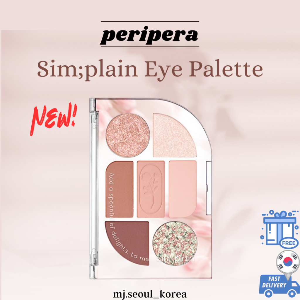 peripera Sim ; Paleta De Olhos Simples 5 Cores | Shopee Brasil