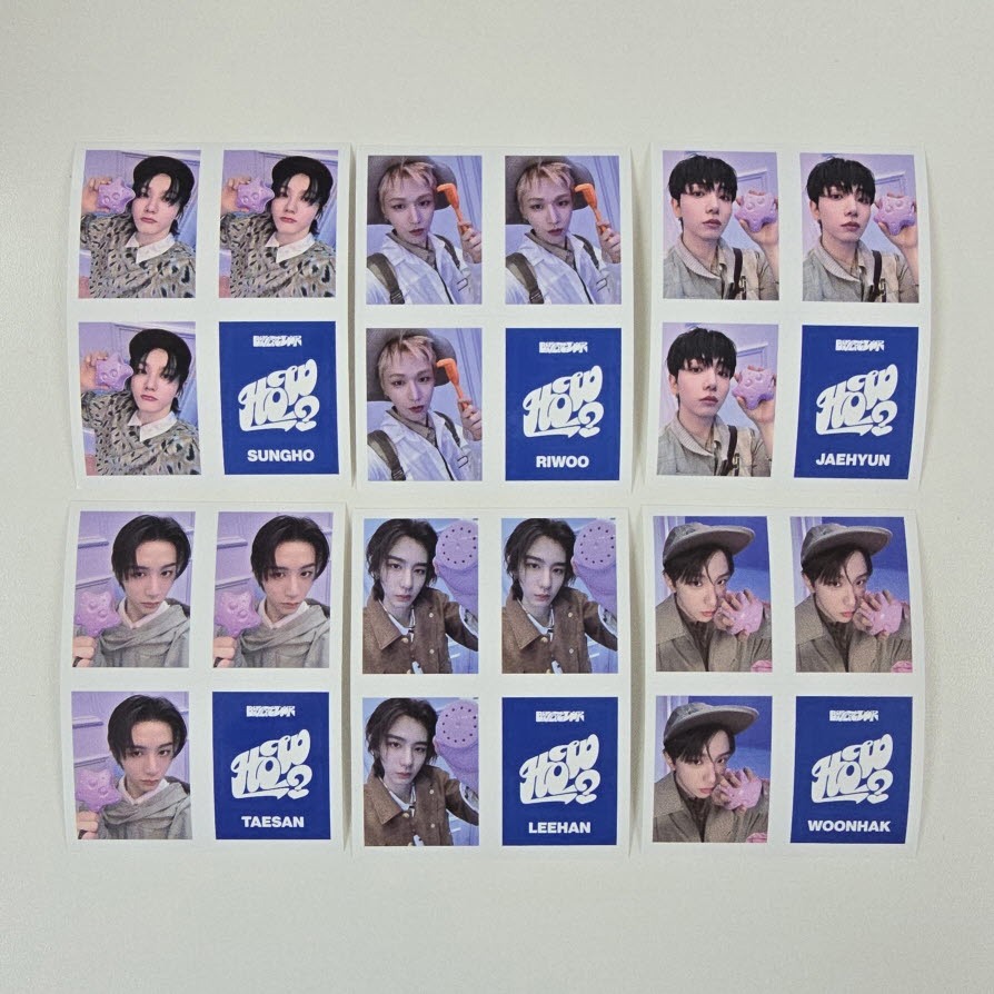 BOYNEXTDOOR MINI PHOTO STICKER WEVERSE HOW STICKER | Shopee Brasil