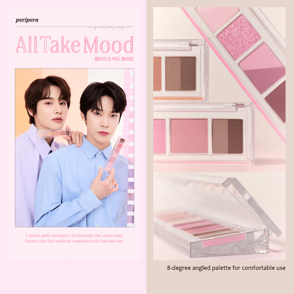 PERIPERA Paleta All-Take Mood : 4 Paletas Perfeitas Atualizadas Para ...