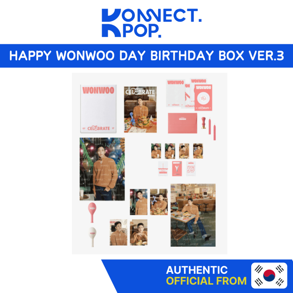 SEVENTEEN - HAPPY WONWOO DAY BIRTHDAY BOX VER.3 | Shopee Brasil