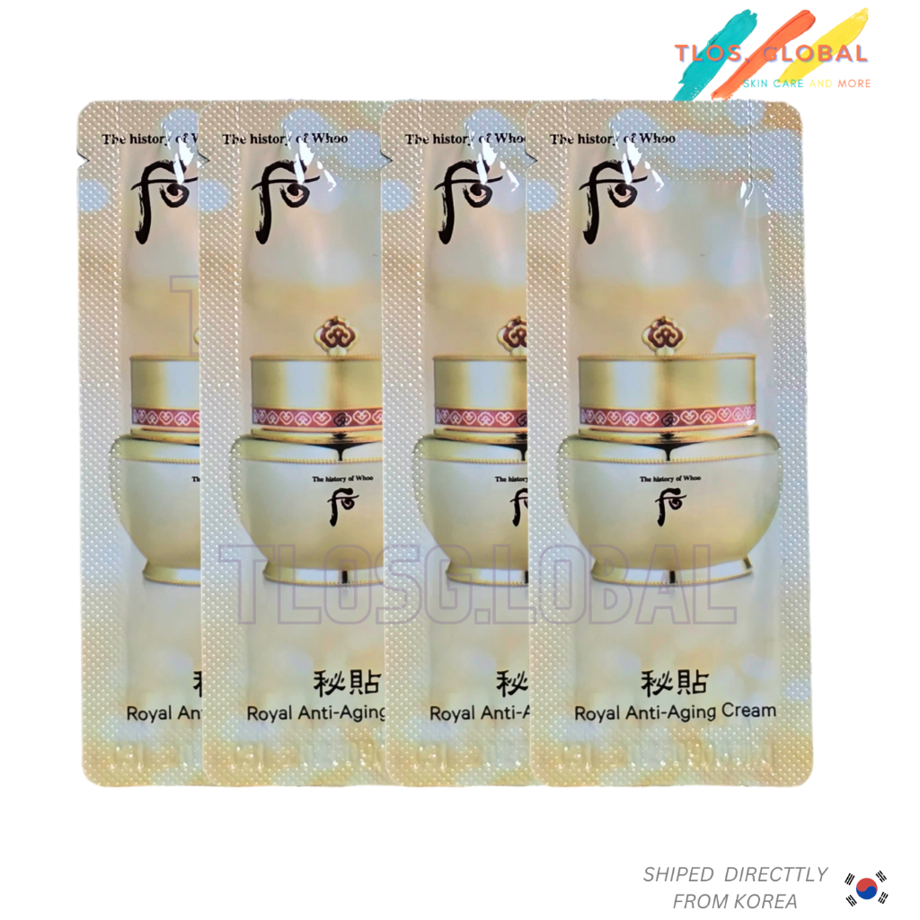 30pcs The Whoo Bichup Royal Anti Aging Cream 1ml sample moisturizing ...