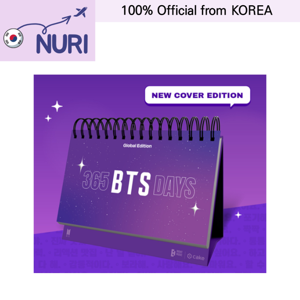 BTS - 365 BTS DAYS (New Cover Edition) | Shopee Brasil