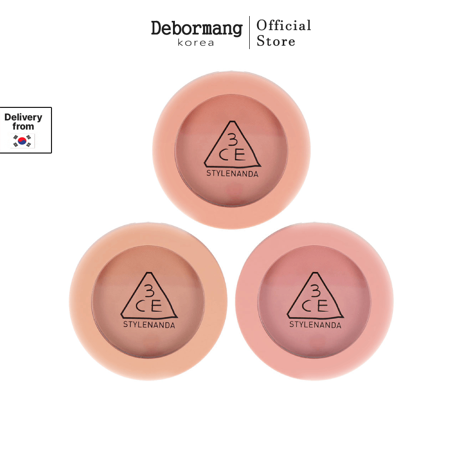 Blush Facial 3CE 12 Cores 5g | Translúcido E Leve Fácil De Borrar Receita De Humor | Shopee Brasil