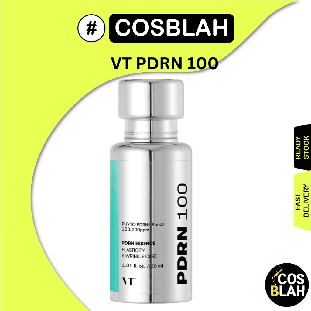VT COSMETICS PDRN 100 Essência , Soro De Gingseng Coreano Derivado De Plantas (30ml) | Shopee Brasil