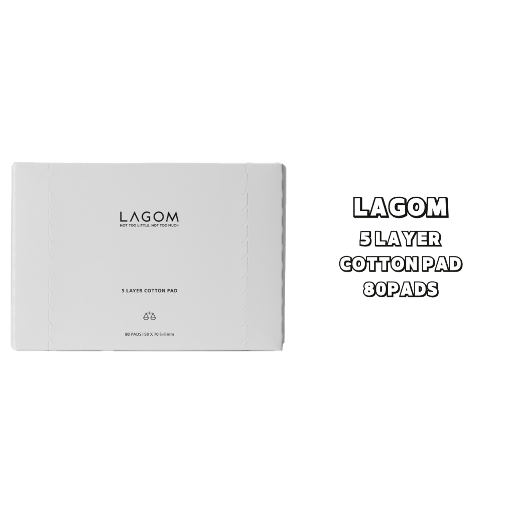 LAGOM 5 Camadas De Algodão (80Pads) | Shopee Brasil