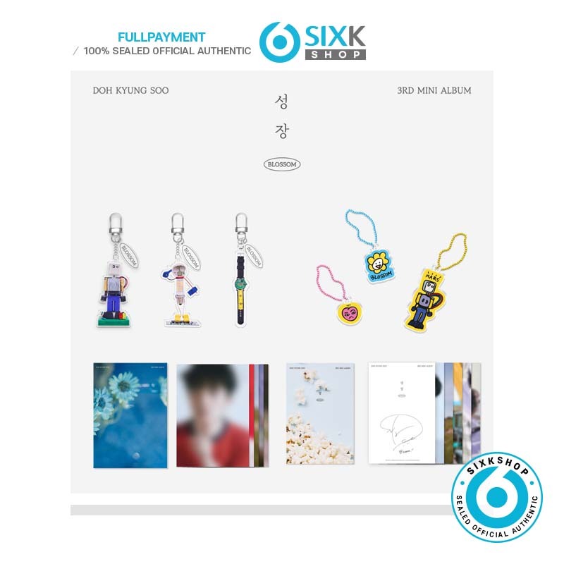 DOH KYUNG SOO 3rd Mini Album [Blossom] POP-UP CAFE ONLINE MD | Shopee Brasil