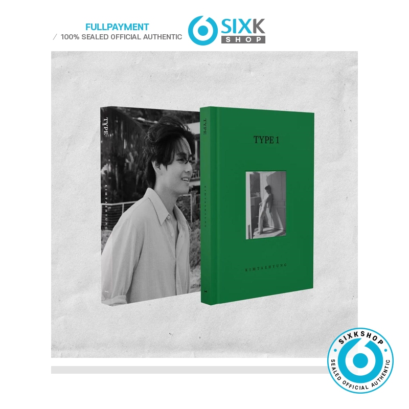 [NORMAL POB] BTS V 'TYPE 1' Photobook - Hard Cover ver | Shopee Brasil