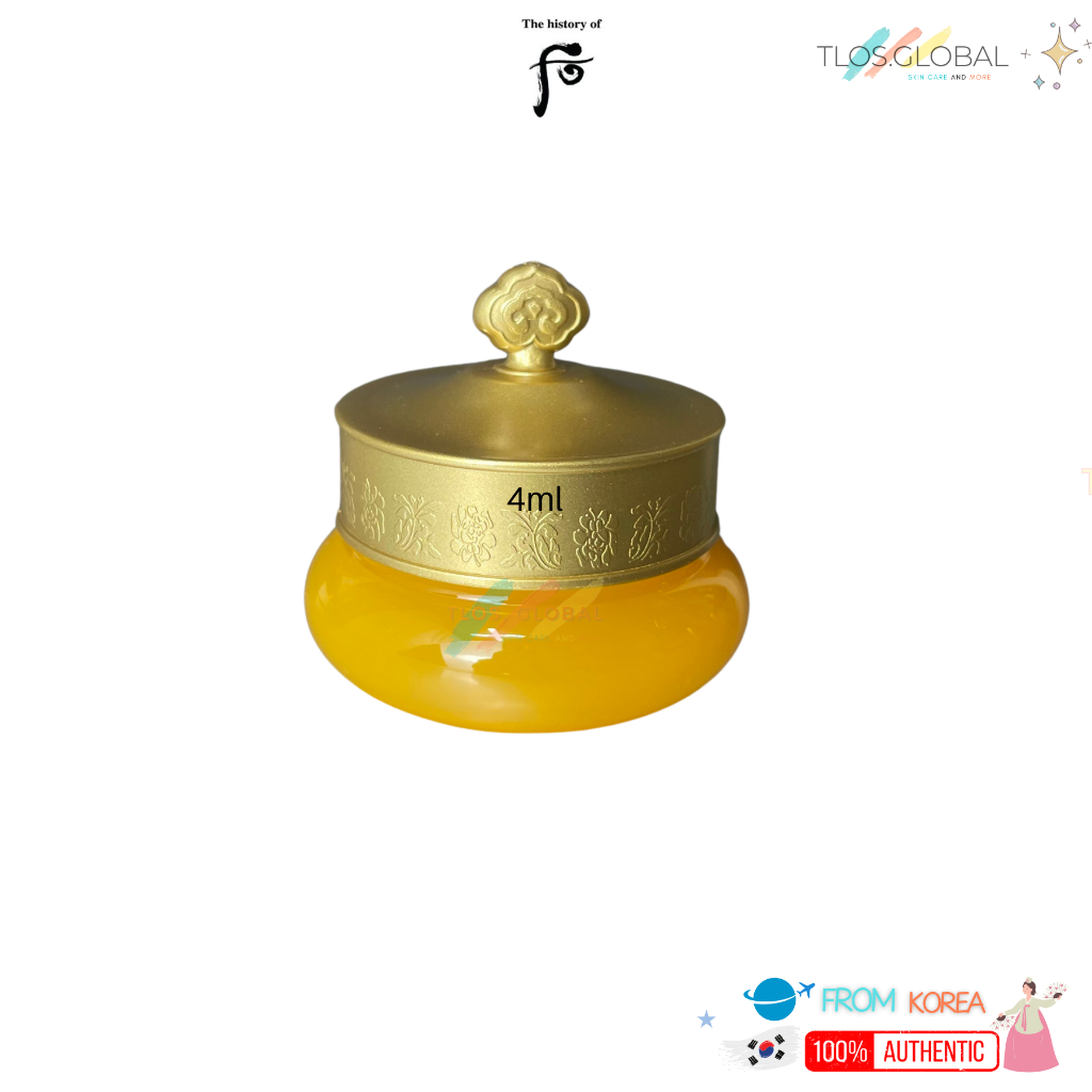 1 box or 4 box * 4ml Whoo Gongjinhyang Intensive Nutritive Eye Cream | Shopee Brasil