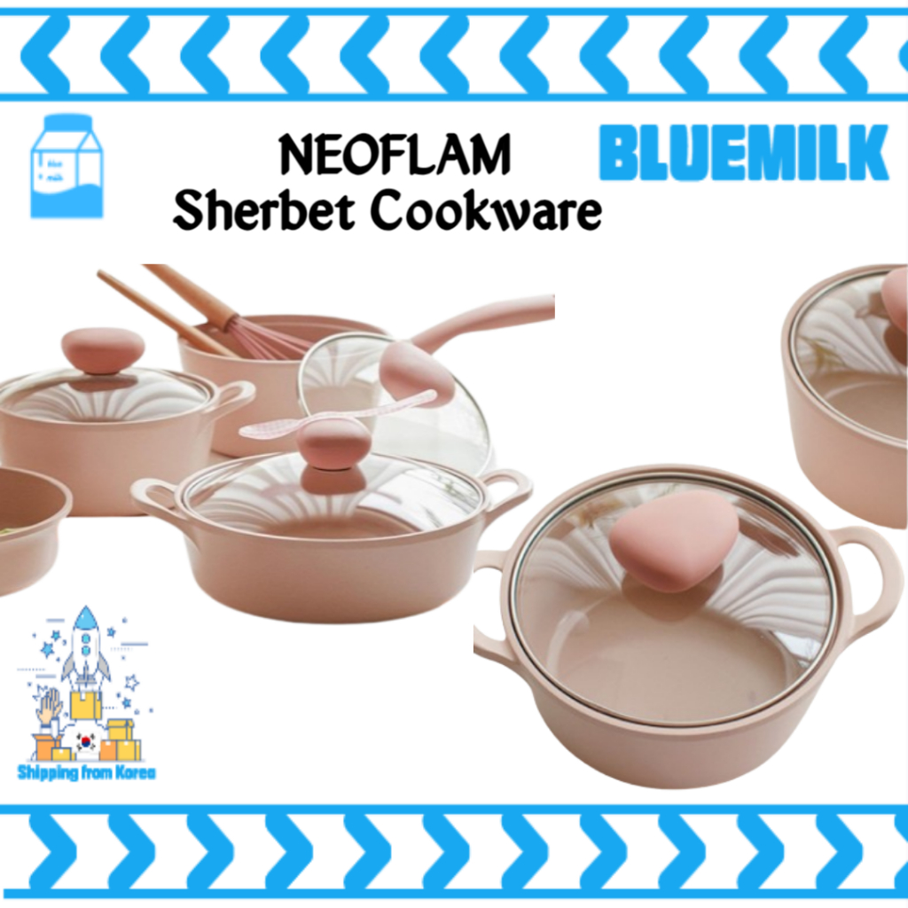 Panela Neoflam Ecolon Aeni Antiaderente 18cm , premium Coreana Sherbet ...