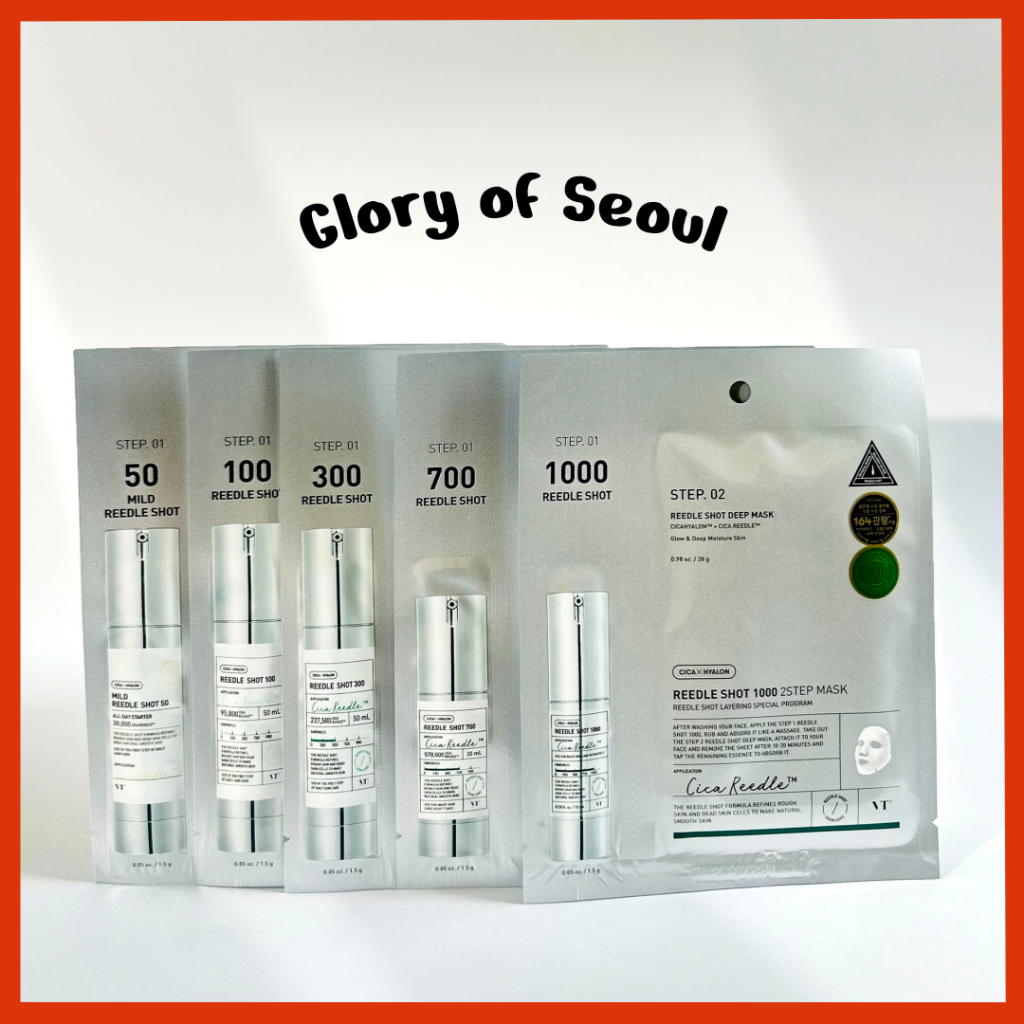 VT REEDLE SHOT 50/100/300/700/1000 2STEP MASK 1EA | Shopee Brasil