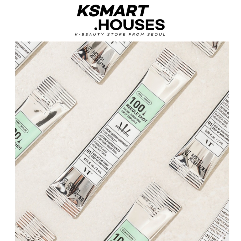 [VT Riddle Shot 100 Facial Boosting First Ampoule 2ml * 6 pack | Shopee ...