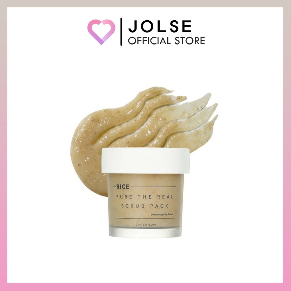 Obrigado Arroz Puro The Real Scrub Pack 100ml | Shopee Brasil