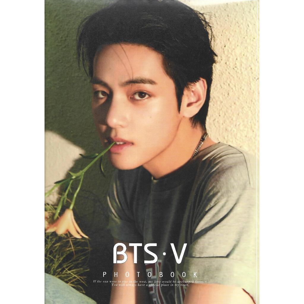 BTS V Livro Fotográfico (Tamanho A4) K-POP | Shopee Brasil