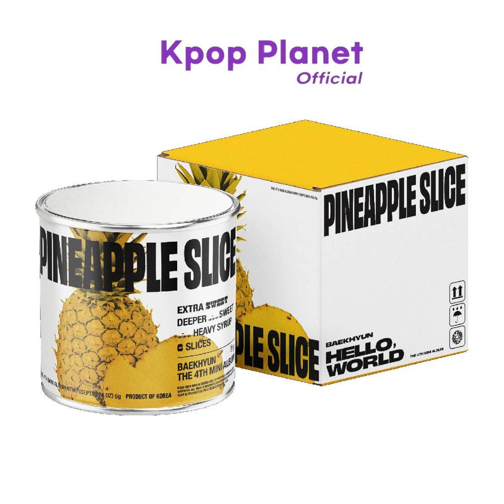 [Pineapple ver.] EXO BAEKHYUN - 4th Mini Album [Hello, World] | Shopee Brasil