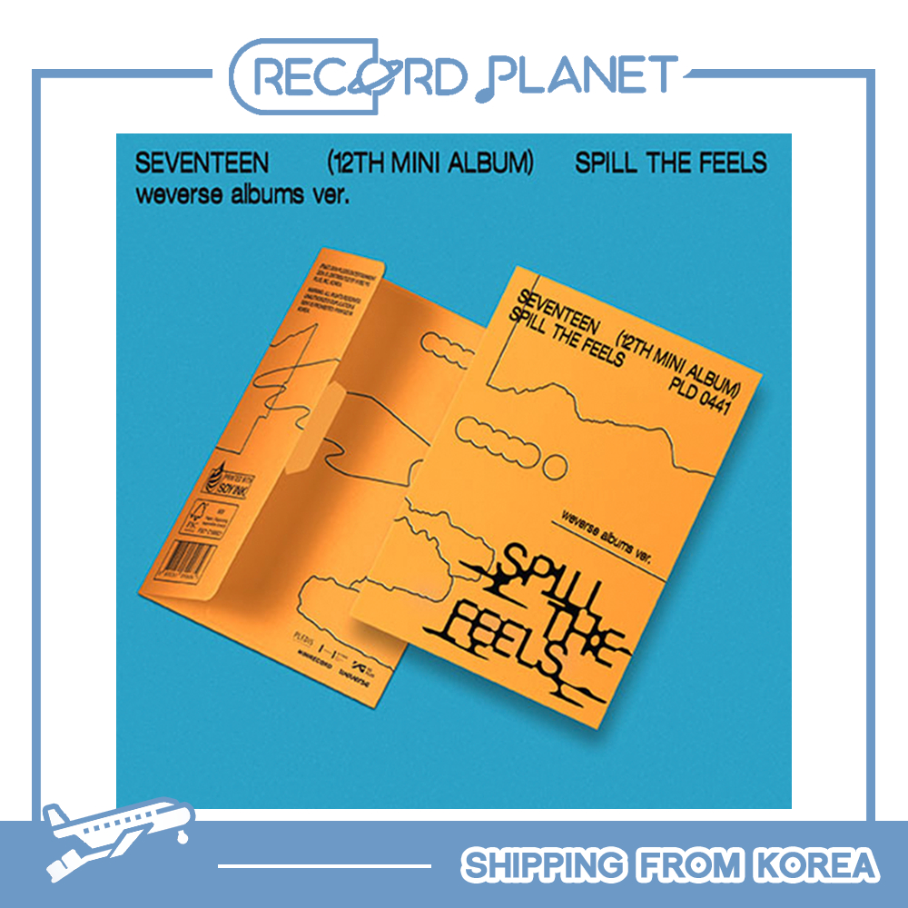 SEVENTEEN - 12th Mini Album 'SPILL THE FEELS' (Weverse Albums ver.) | Shopee Brasil