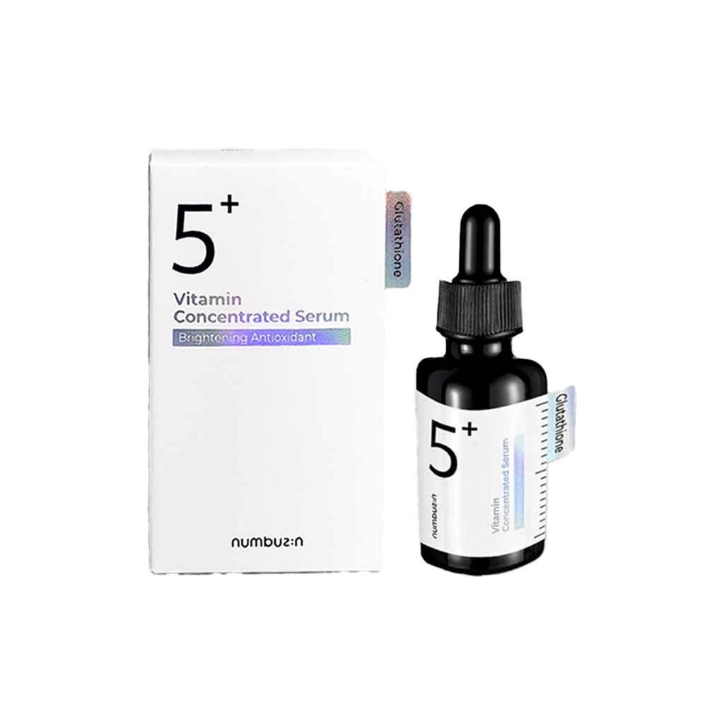 Numbuzin No.5 Glutathione Vitamin Concentrated Serum 30ml | Shopee Brasil