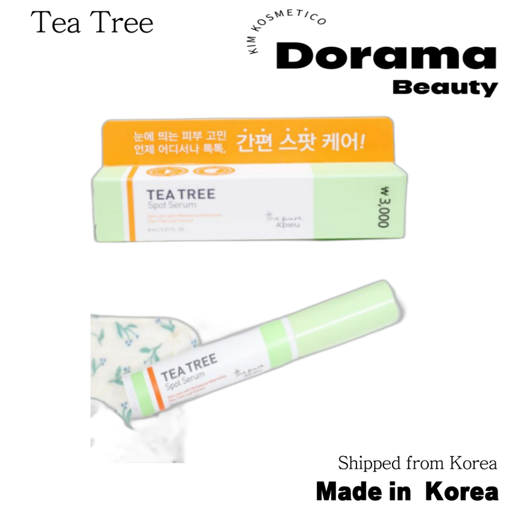 Daiso A'Pieu The Pure Tea Tree Spot Soro 8ml , 1ea | Shopee Brasil