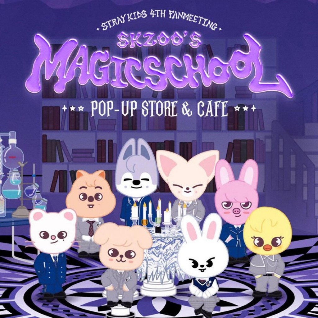 Stray Kids 4TH Fanmeeting'escola Mágica Skz'- Skzoo Plush Mini Versão ...